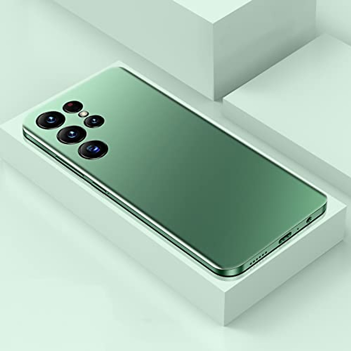 Heayzoki Unlocked Cell Phones, S22 Ultra 6.4 Inch Mobile Phone Hd Screen 16Gb 2GB Smartphone Set Face Unlocked Cell Phone for Android 8.1(Green)