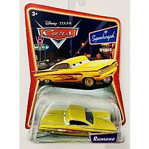 Yellow (Gold) Ramone Disney Cars Movie 1:55 Scale Supercharged Edition Mattel