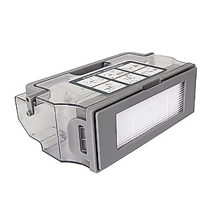 McbeAn Robot Vacuum Cleaner Dust Box Bin HEPA Filter ，Compatible for Ecovacs ，Compatible for Deebot ，Compatible for OZMO 900 DN5G Robotic Vacuum Cleaner Parts Accessories