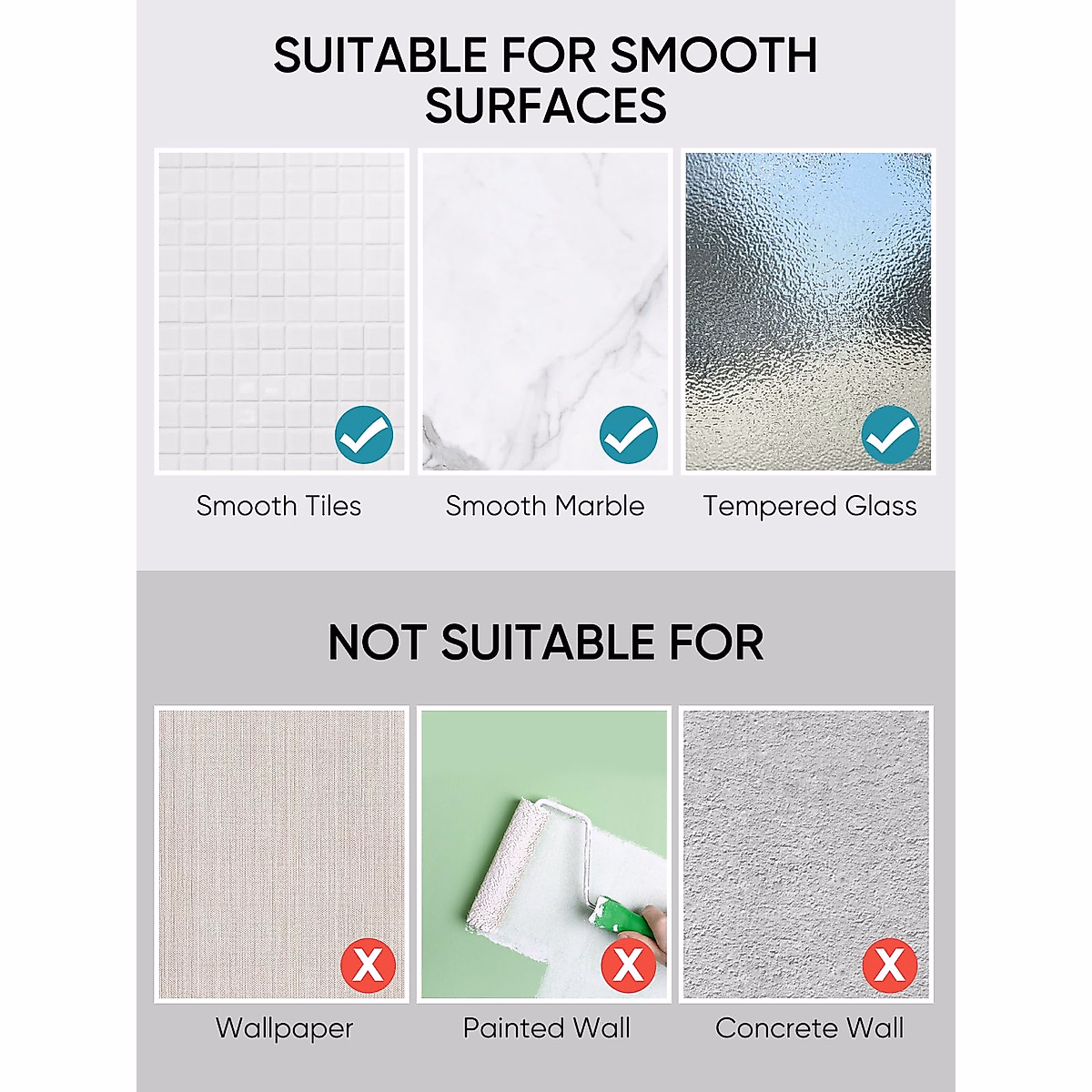 Cobbe Anti-Swing Shower Caddy Hanging with 4 Hooks for Towels/Sponge, No Drilling Bathroom Organizers and Storage Racks for Bathroom, Dorm and RV, Never Rust Aluminum, Large - Black