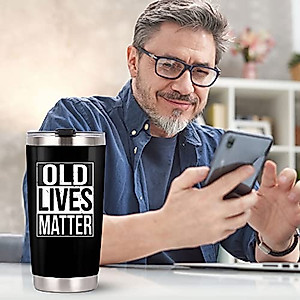 Birthday Gifts for Men Unique, Gifts for Dad, Gifts for Him, Gifts for Grandpa, Old Man - Men Gifts, Dad Gifts - Funny Gifts for Men, Gag Gifts for Men, Retirement Gifts for Men - Tumbler 20Oz