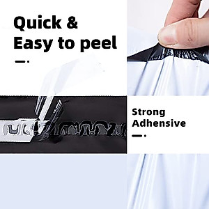 POLYSELLS Poly Mailers Shipping Envelopes, Strong Adhesive Sealing, Waterproof, and Tear-resistant Postal Mailing Bags. Mailer Bags for clothing, books, and accessories. (White, 12x15.5 Inch, 100 pc)