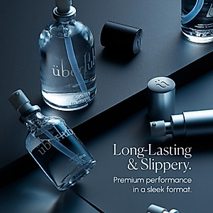 Uberlube Silicone Base Lube - Unscented Silicone Lubricant Personal Lubrication : Latex Safe Privacy Sex Lube Liquid for Couples Women & Men - Flavorless, Vaginal & Anal - 112ml