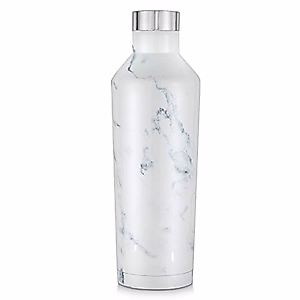 Gordon Sinclair Marble Riviera 17 oz Double Walled Stainless Steel Water Bottles The Vacuum Insulated Water Bottle is Leak Proof & a Thermos for Hot Drinks for 12 Hours and Cold Drinks for 24 Hours