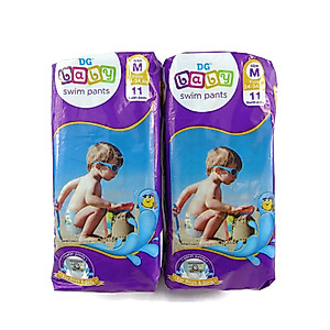 Baby Swim Pants Medium 24-34 Lbs (2 Packs)