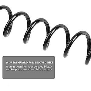 BESPORTBLE 1 Pc Cable Lock Bike Lock Spiral Lock Cycle Lock Password Lock Iron Sliding Lock Cable Helmet Locks for Motorcycles Bike Security Lock Pendant Steel Wire Steel Cable Child