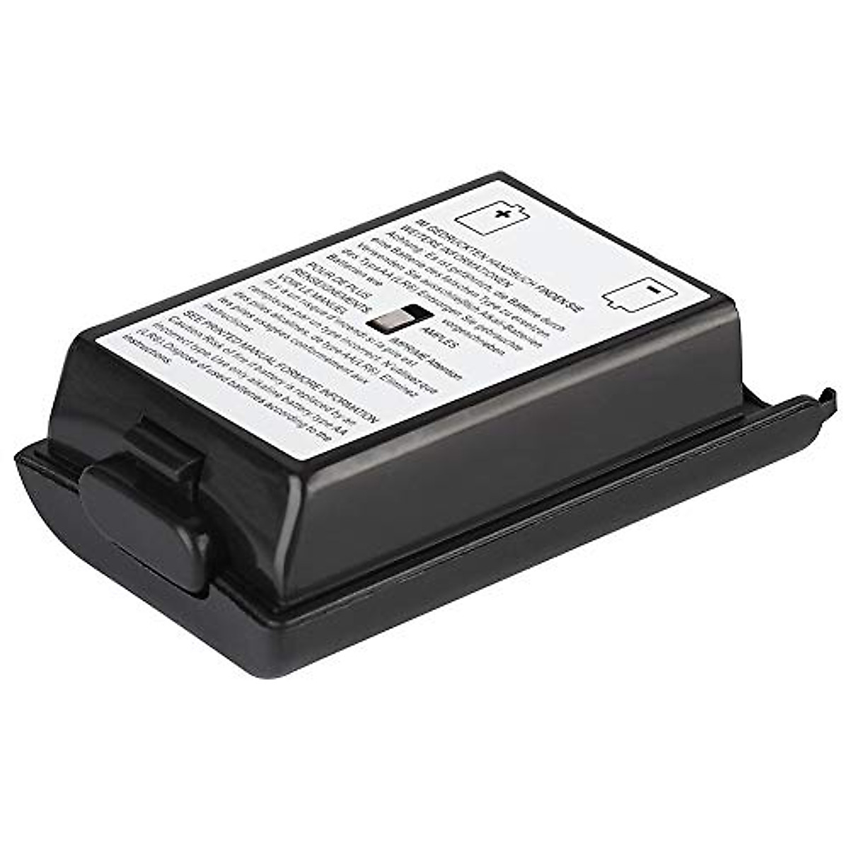 Shell Case Cover Kit, Battery Cover Anti-Abrasion Oil Injection Process Easy to Install for Game Controller(Black)