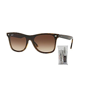 Ray-Ban RB4440N BLAZE WAYFARER 710/13 41M Light Havana/Brown Gradient Sunglasses For Men For Women+ BUNDLE with Designer iWear Eyewear Kit