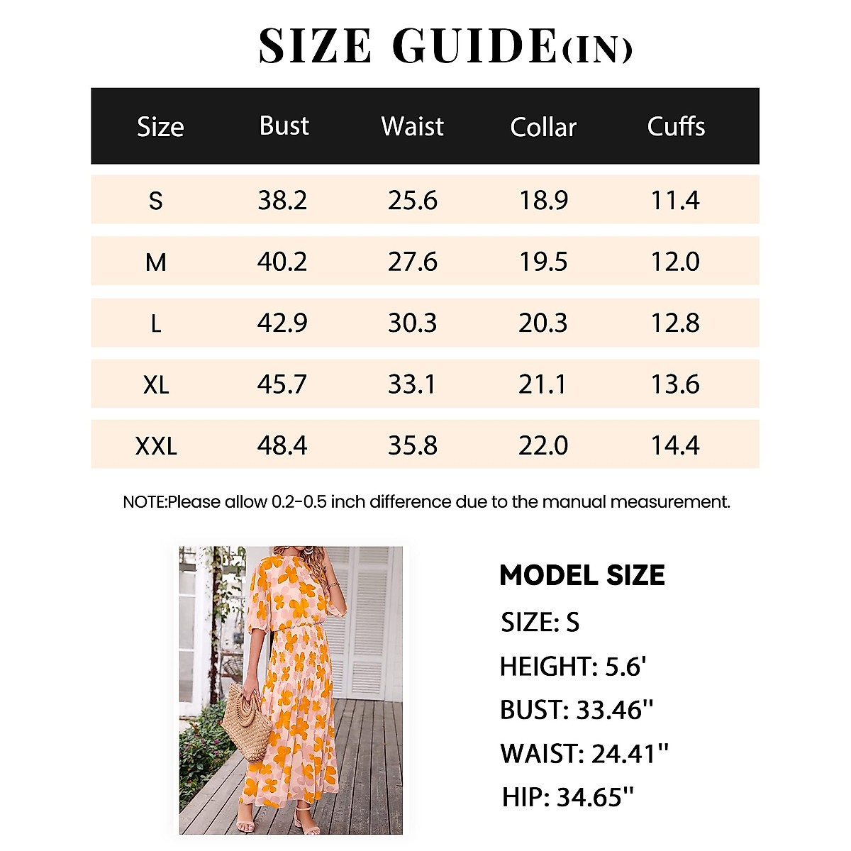 PRETTYGARDEN Women Summer Casual Ruffle Mock Neck Dress 2023 Short Sleeve Smocked Slit Boho Floral Midi Beach Dresses(Floral White Yellow,Large)
