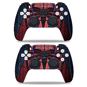 InnaGeek - Protective Skin Sticker Vinyl for PS5 Controller Pack Spiderman