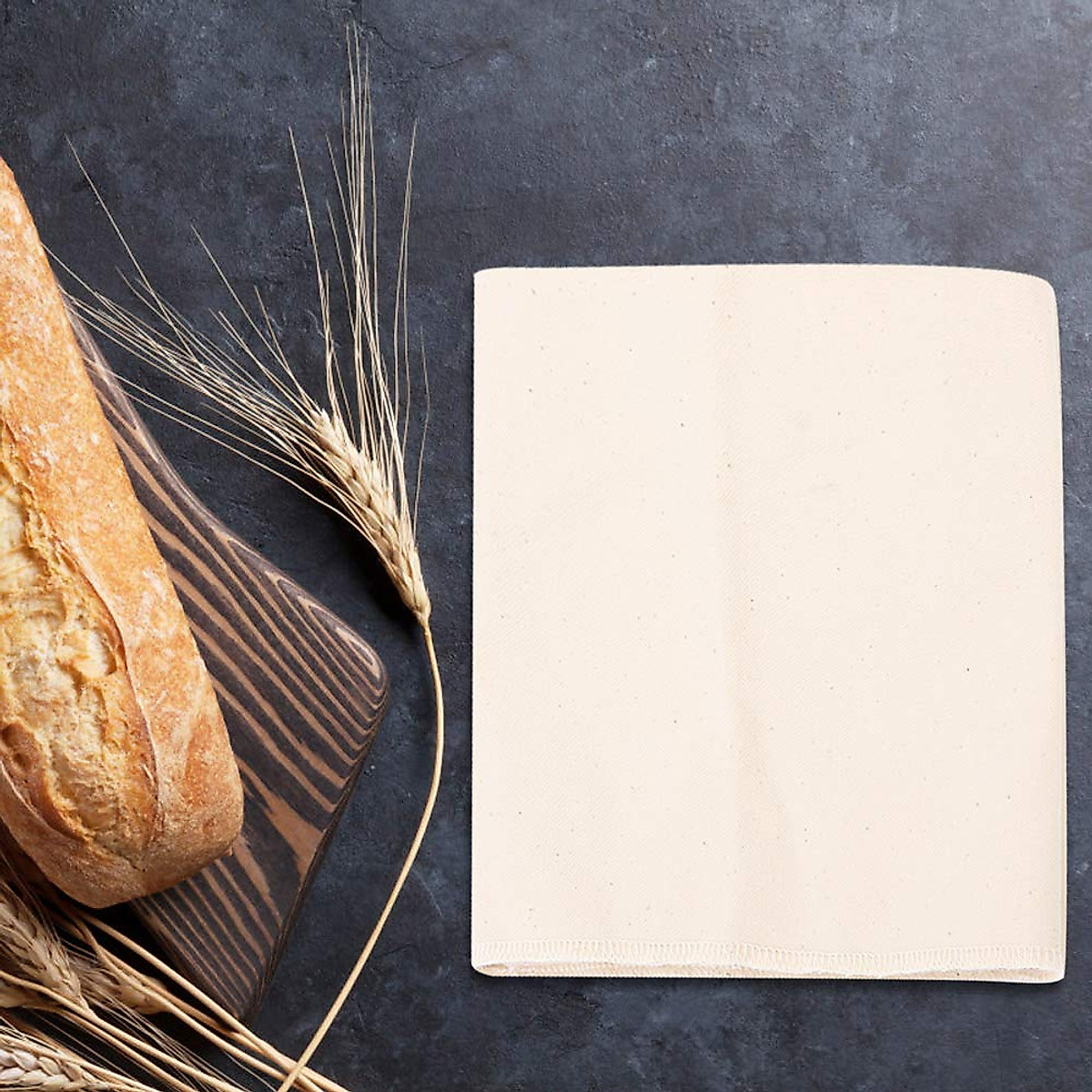 Fdit Bakers Cloth Cotton Pastry Cloth Thick Baking Cloth Mat Fermented Cotton Cloth Proofing Baker Bread Baguette