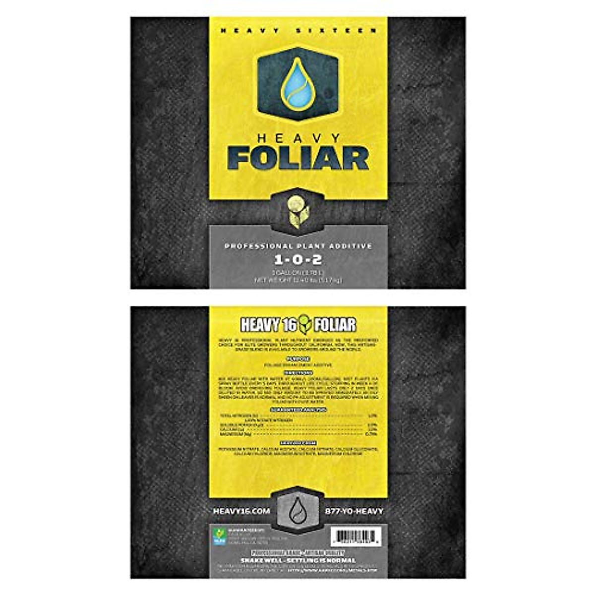 1 Liter - Foliar Spray NPK 1-0-2 Heavy 16 FS1L