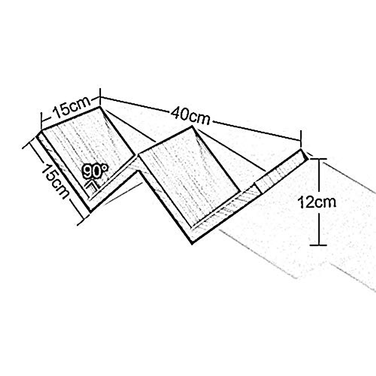 PIBM Stylish Simplicity Shelf Wall Mounted Floating Rack Wooden Solid Wood Shelves Living Room Background Wall Storage Creative,40Cm / 60Cm,4 Colors Avaliable, Wood Color , 60X12X15cm