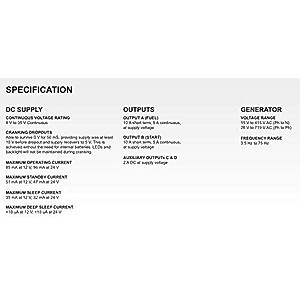 Thunder Parts DSE4520 ***Original*** Made in UK | MKII Auto Mains (Utility) Failure Control Module (Ct, Rtc) | DSE 4520-35