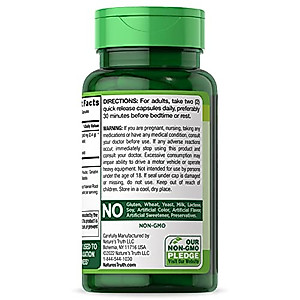 Nature's Truth Valerian Root Capsules | 2400mg | 90 Count | Non-GMO & Gluten Free Supplement