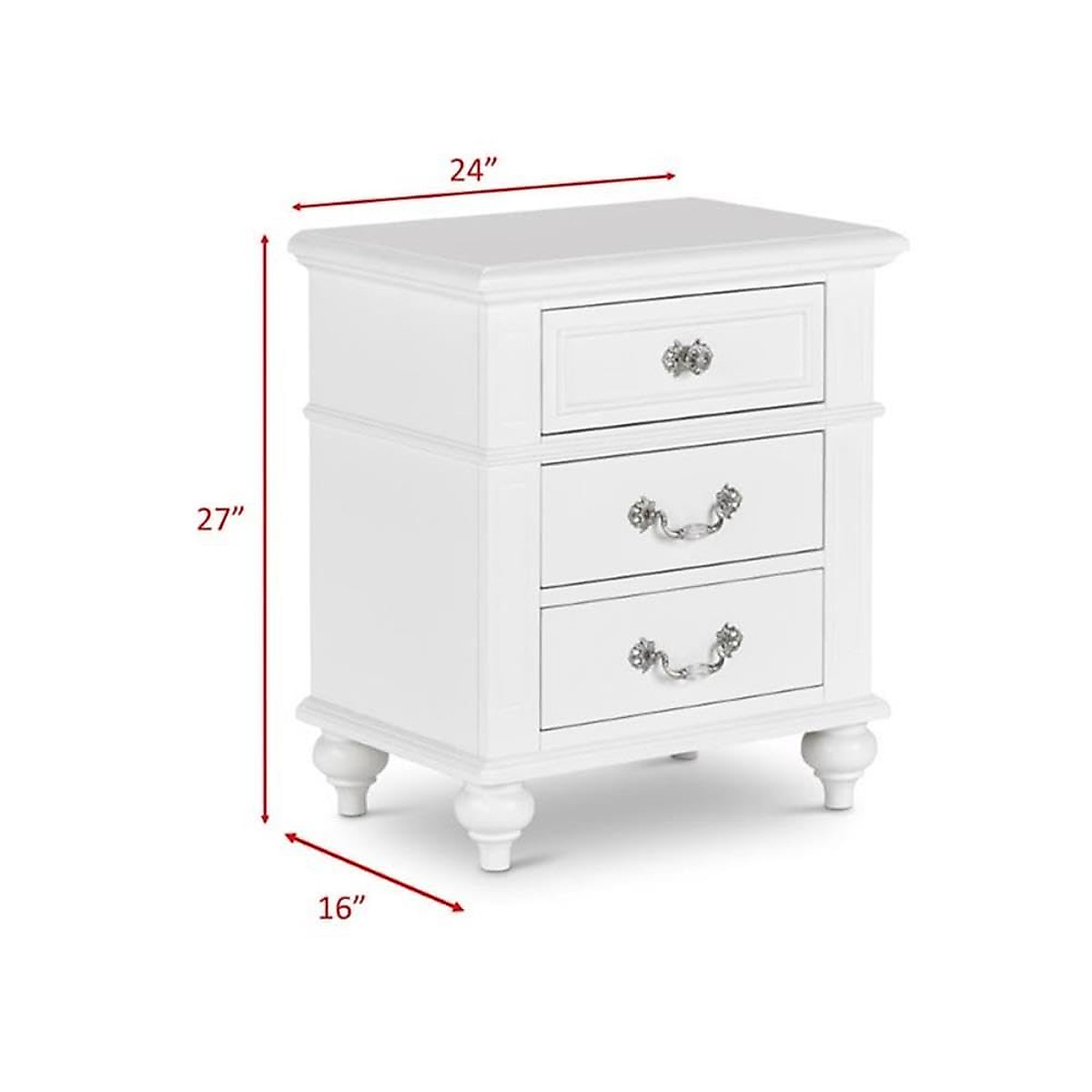 Picket House Furnishings Annie Nightstand in White