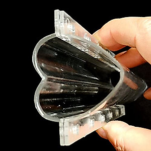 Hemoton 2pcs Heart Shape Cucumber Shaping Mold Plastic Garden Vegetable Grow Forming Mould Tool Fruit Growing Molds Shaping Tool