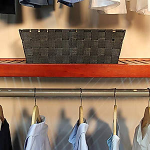 John Louis Home 16in. Deep Deluxe Organizer with 4 Drawers (8in. - 10in. Deep) - Red Mahogany Finish