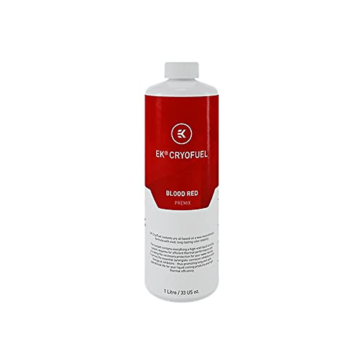 EKWB EK-CryoFuel Premix PC Coolant, 1000mL, Blood Red