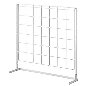Yamazaki Home Grid Panel Organizer and Accessories-Wall Storage Decor, One Size, White