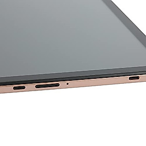 Kids Tablet, 10 Inch 2.4G 5G WiFi Dual Band MT6755 8 Core 2.2Ghz 6GB 128GB Gold Tablet for Learning (US Plug)