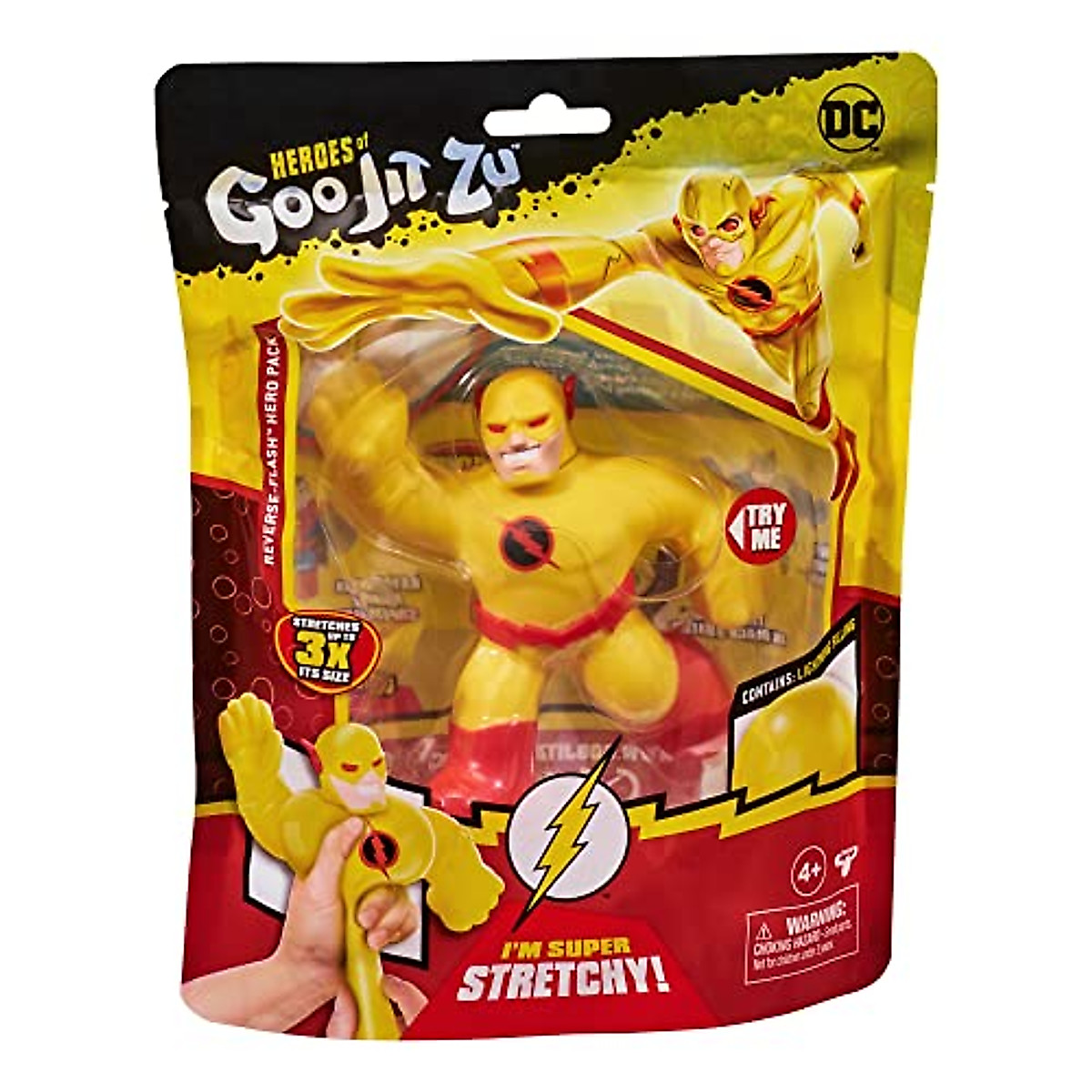 Heroes of Goo Jit Zu DC S3 Hero PK Reverse-Flash, Multicolor (41289)