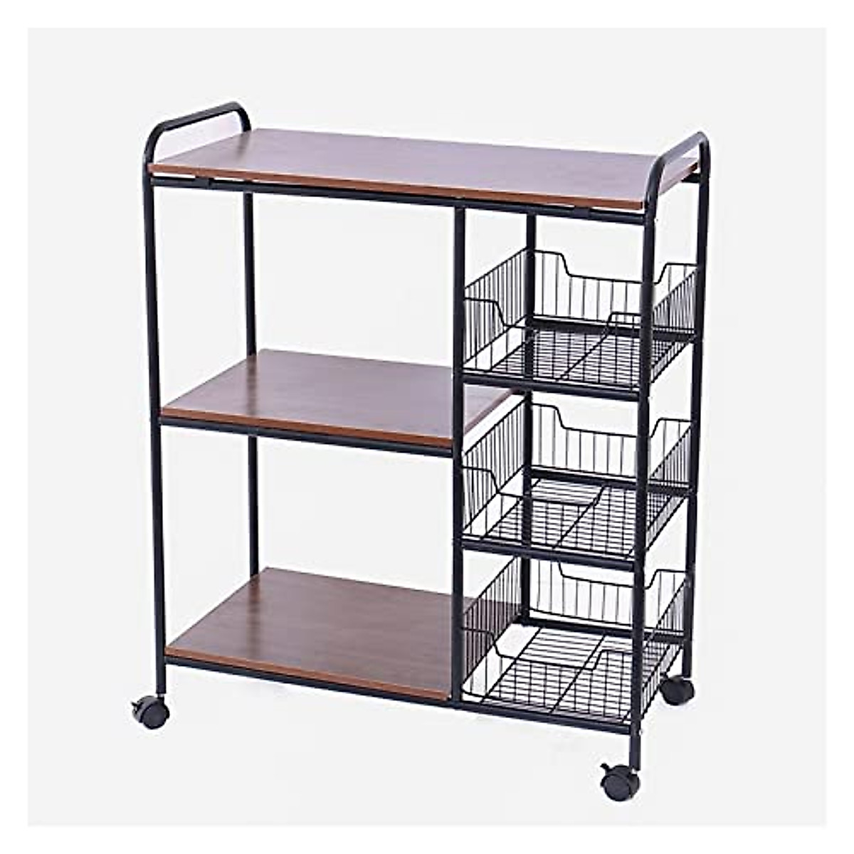 JYDQM Cart Storage Rack Kitchen Trolley Rack Shared Bathroom Storage Rack