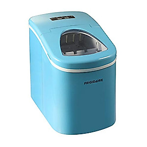 Frigidaire EFIC108-BLUE Counter-top Portable, Compact Ice Maker, Blue, 26 lb per Day