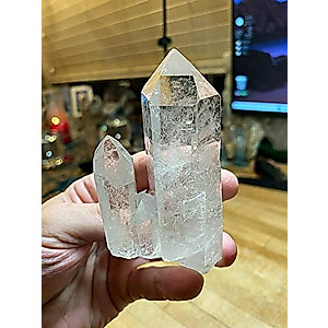 Decor Stone Lemurian Seed Crystal Record Keeper Cathedral Multi Laser Point Specimen 670