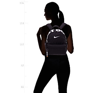 Nike Brasilia "just Do It" Backpack (mini), Black/Black/(Glossy White), Misc