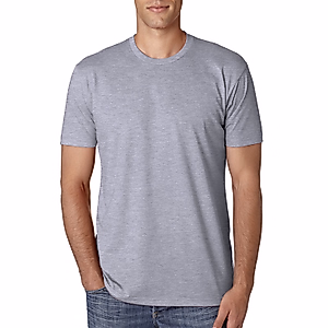 N6210 Next Level Men's CVC Crew - Dark Heather Gray - Large
