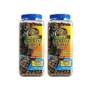 Zoo Med Natural Aquatic Turtle Food Maintenance Formula [Set of 2] Size: 12 Oz.
