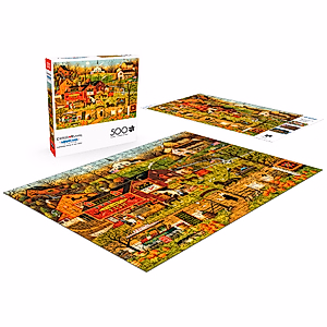 Buffalo Games - Charles Wysocki - Blackbirds Roost at Mill Creek - 500 Piece Jigsaw Puzzle for Adults -Challenging Puzzle Perfect for Game Nights - Finished Size is 21.25 x 15.00