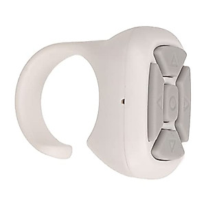 Remote App Page Turner, 5.3 Remote Control Long Remote Control Convenient USB Recharge for Camera Shutter (White)