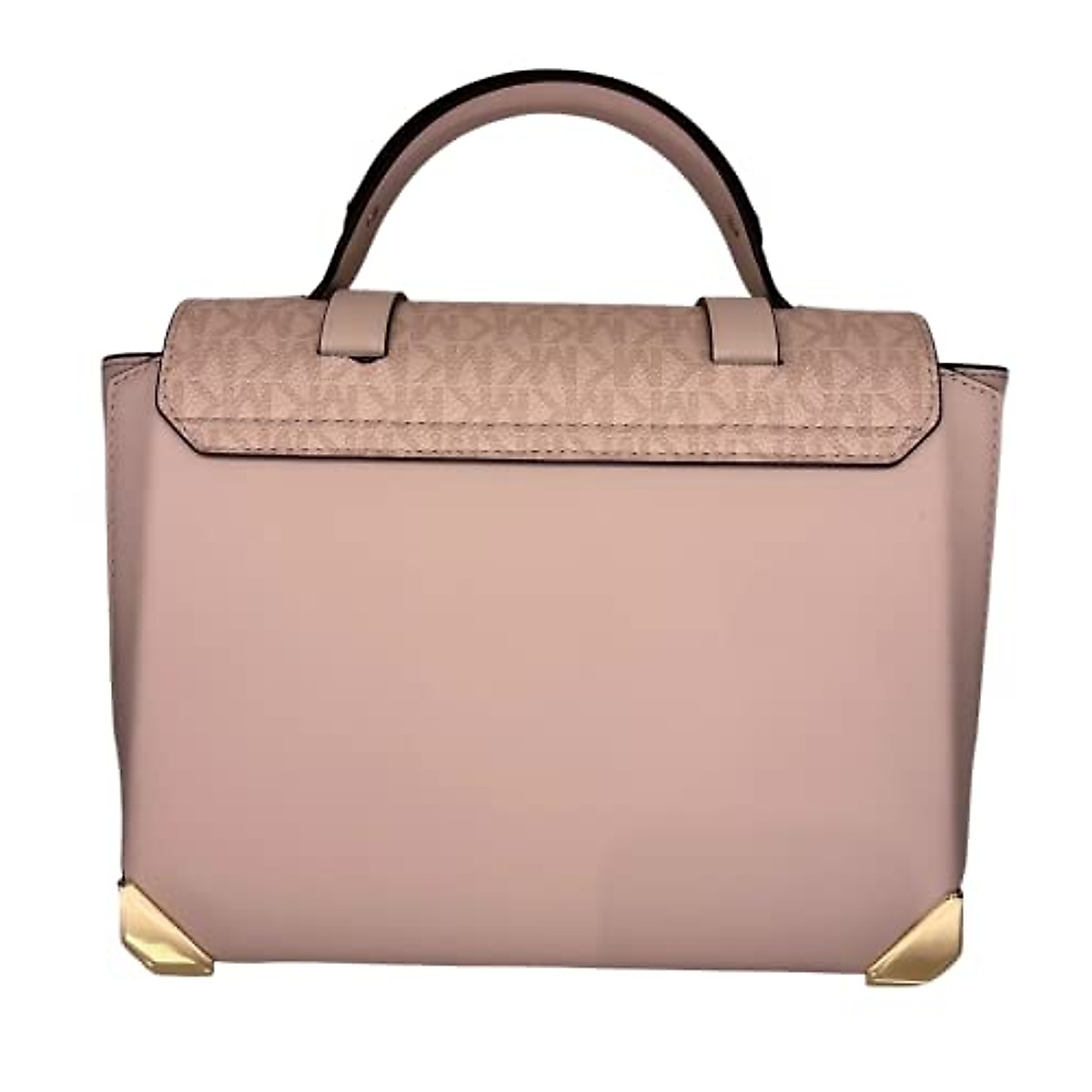 Michael Kors Manhattan Medium Powder Blush PVC Top Handle Purse Satchel Handbag