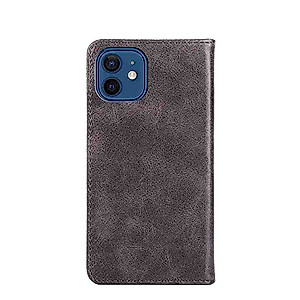 CYR-Guard Phone Cover Wallet Folio Case for Oppo REALME 7 PRO, Premium PU Leather Slim Fit Cover for REALME 7 PRO, Anti-Dirt, Gray