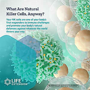 Life Extension NK Cell Activator – Enzymatically Modified Rice Bran Extract Supplement for Immune System Health Support and Protection – Non-GMO, Vegetarian – 30 Tablets