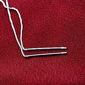 Threader String Austrian Crystals Handmade Earrings for Women with 925 Sterling Silver