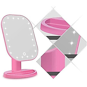 KXA Magnifying Glass Portable Sunglasses 10x Magnifying Glass led Travel Cosmetic Mirror Beauty Moisturizing Makeup Mirror