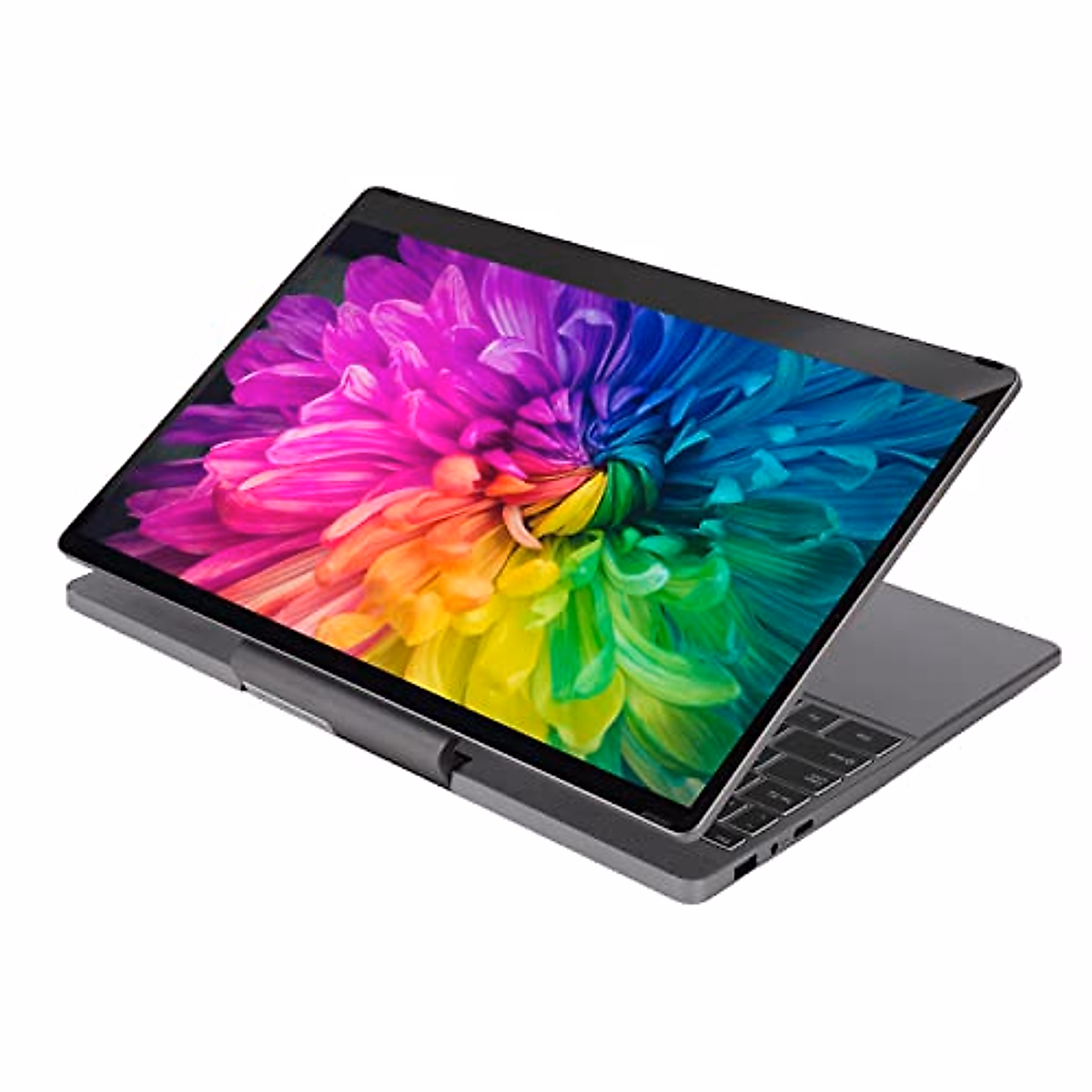 Airshi Office Laptop, Tablet Laptop Fingerprint Reader 15.6in Touchscreen Gravity Sensor 12GB DDR5 RAM Multi Mode for Travel