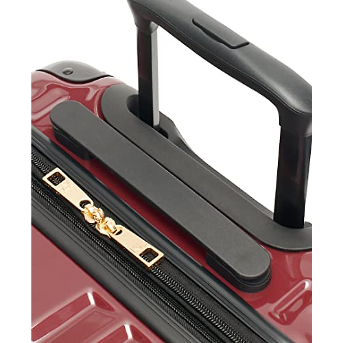 Karl Lagerfeld Paris Women's Carryon Spinner Wheels Hardside, Burgundy, One Size