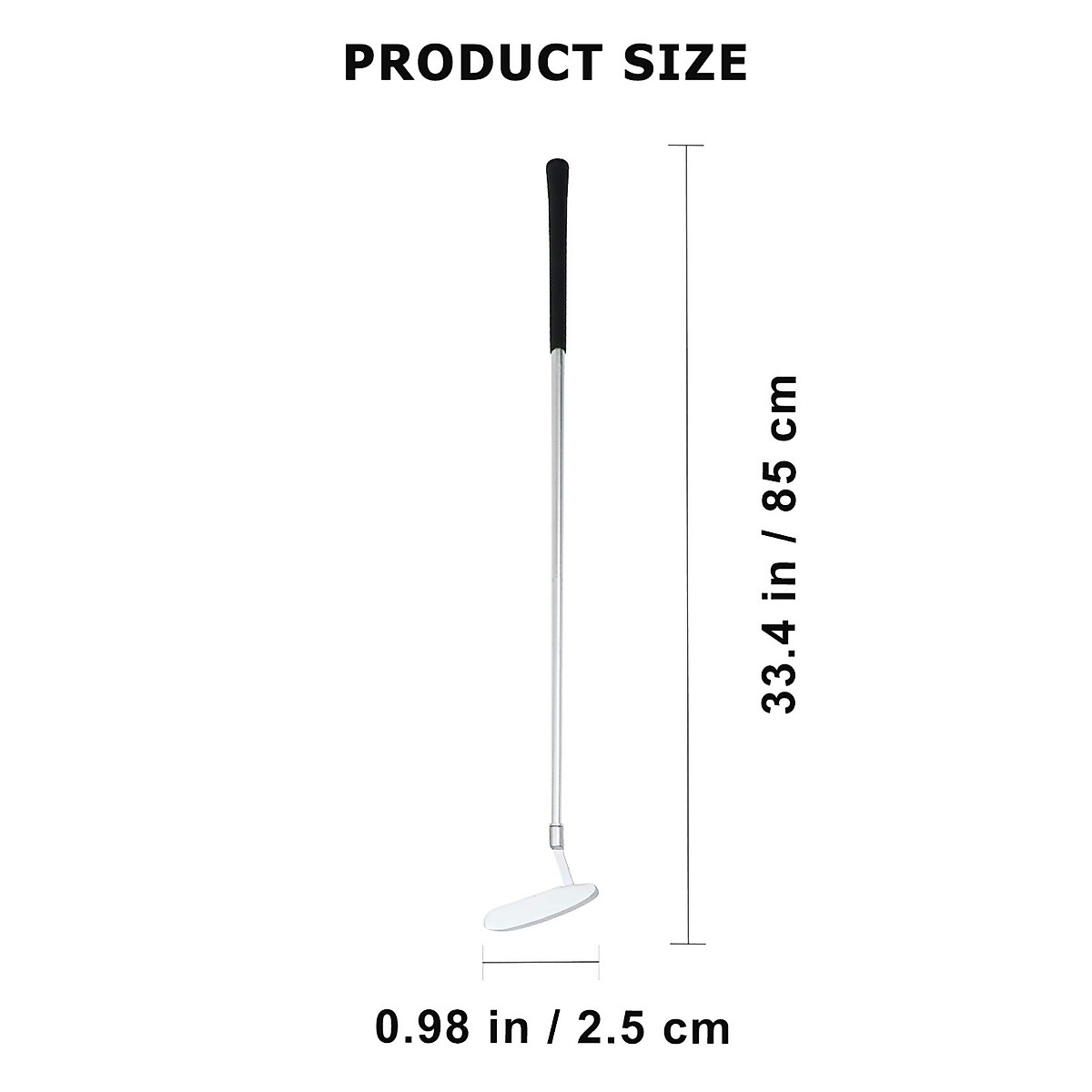 BESPORTBLE 1 Set Golf Folding Pole Three-Joint Golfs Putter Zinc Alloy Golfs Putter Zinc Alloy Golfs Push Rod Training Golfs Putter Golfs Clubs Golfs Folding Putter Golfs Foldable Putter