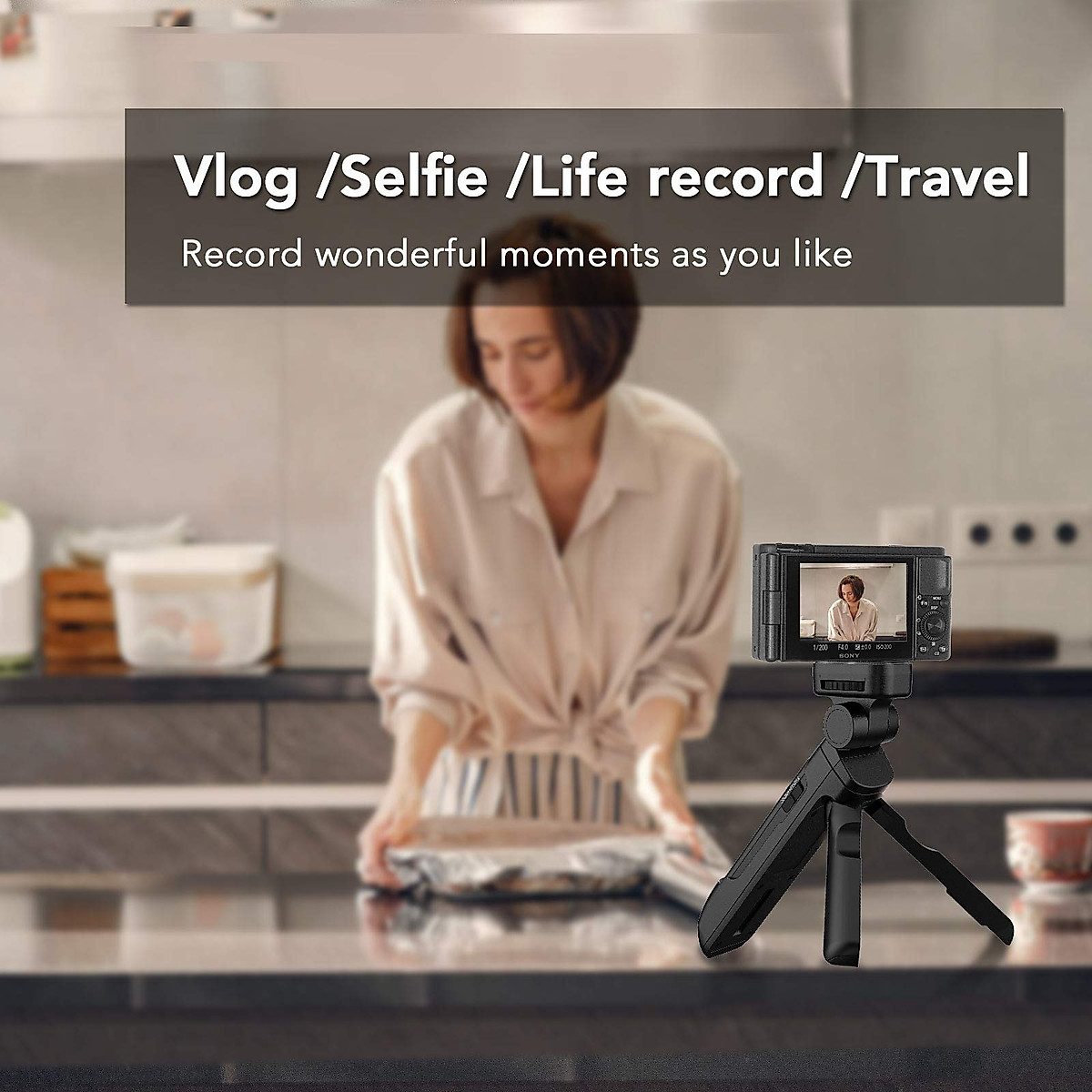 Camera Remote Control Shooting Grip and Tripod for Nikon COOLPIX B600, A1000, P1000, Z50, P950