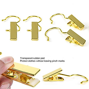 Gold Boot Clips for Closet, 20Pcs Laundry Clips, Boot Hangers for Tall Boots, Laundry Hooks, Premium Clothes Pins, Boot Hanger, Clip Hangers, Space Saving Portable Travel Hangers Clips