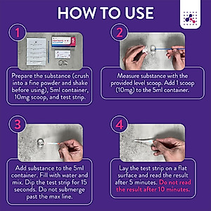 Signify Analytics Fentanyl & Xylazine Test Kit | 5 Combo Test Strips for Fentanyl & Xylazine | Reliable Testing Strips for Pills, Powders, and Liquids