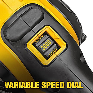 DEWALT Buffer/Polisher, Variable Speed, Soft Start, 7-Inch/9-Inch (DWP849X) , Yellow