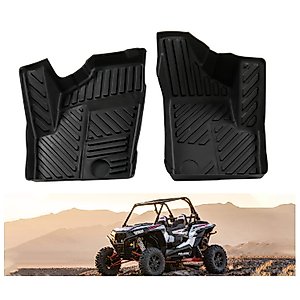 RZR Front Floor Mats, A&UTV PRO Floor Liners All Weather Protection Compatible for 2014-2023 Polaris RZR XP 1000 900 S XC Turbo 2 Doors Accessories Replace # 2880414
