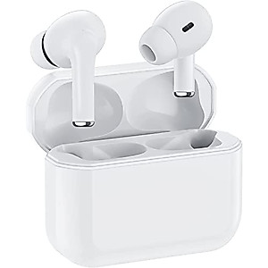 Lasuney IPX8 Waterproof Bluetooth 5.0 True Wireless Earbuds with Wireless Charging Case and mic, 30H Cyclic Playtime Headphones for iPhone Android, in-Ear HI-FI Stereo Earphones Headset for Sport
