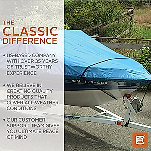Classic Accessories Stellex T-Top Boat Cover, 22'-24'L, 116" Beam W, Model F