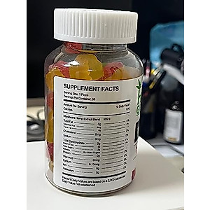 (2 Pack) Hemp Gummies 1,200,000mg High Strength - Fruity Gummy Bear with Hemp Oil, 100% Natural Hemp Candy Supplements